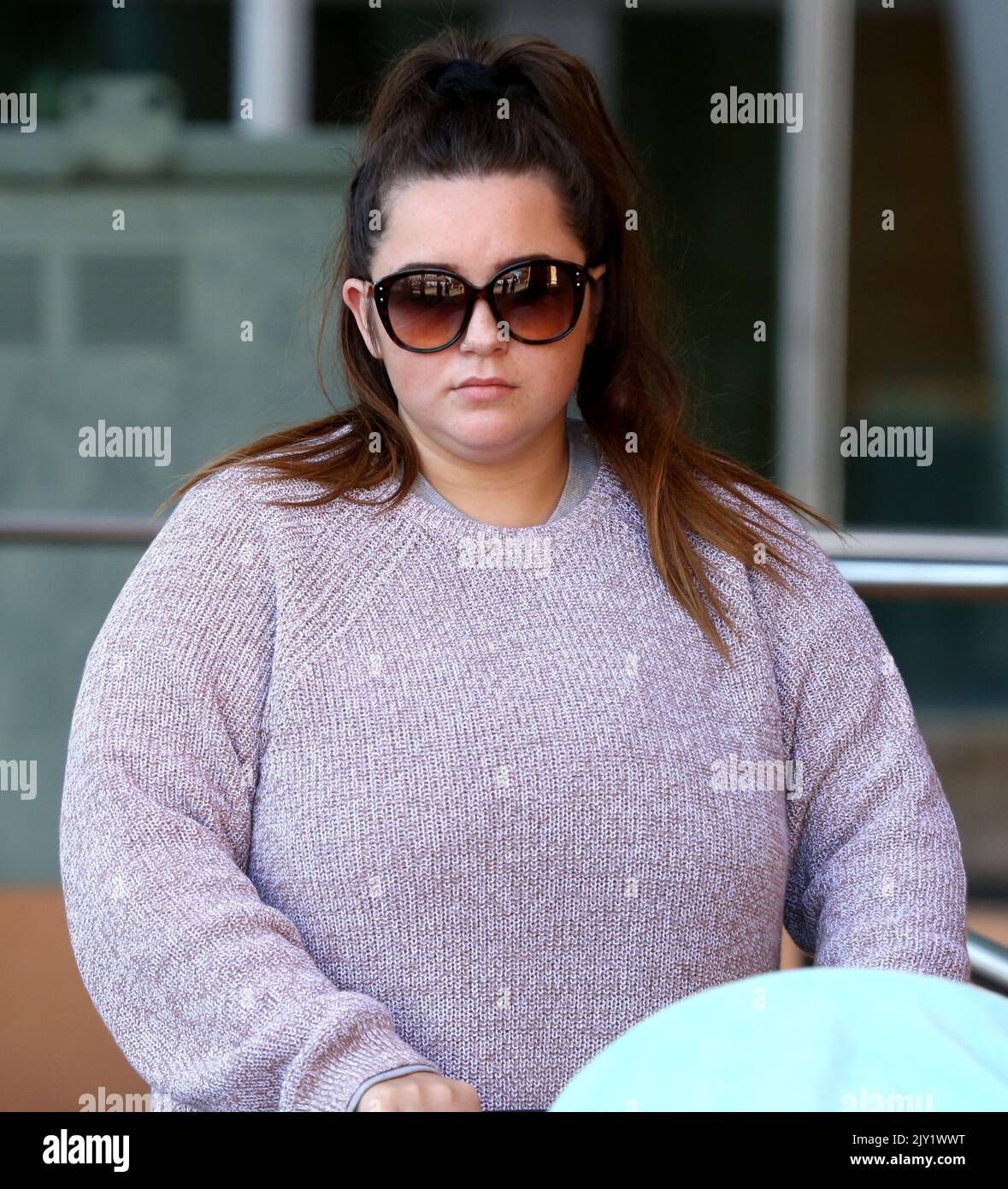 Casey Goldner leaving the Magistrates court after facing animal cruelty ...