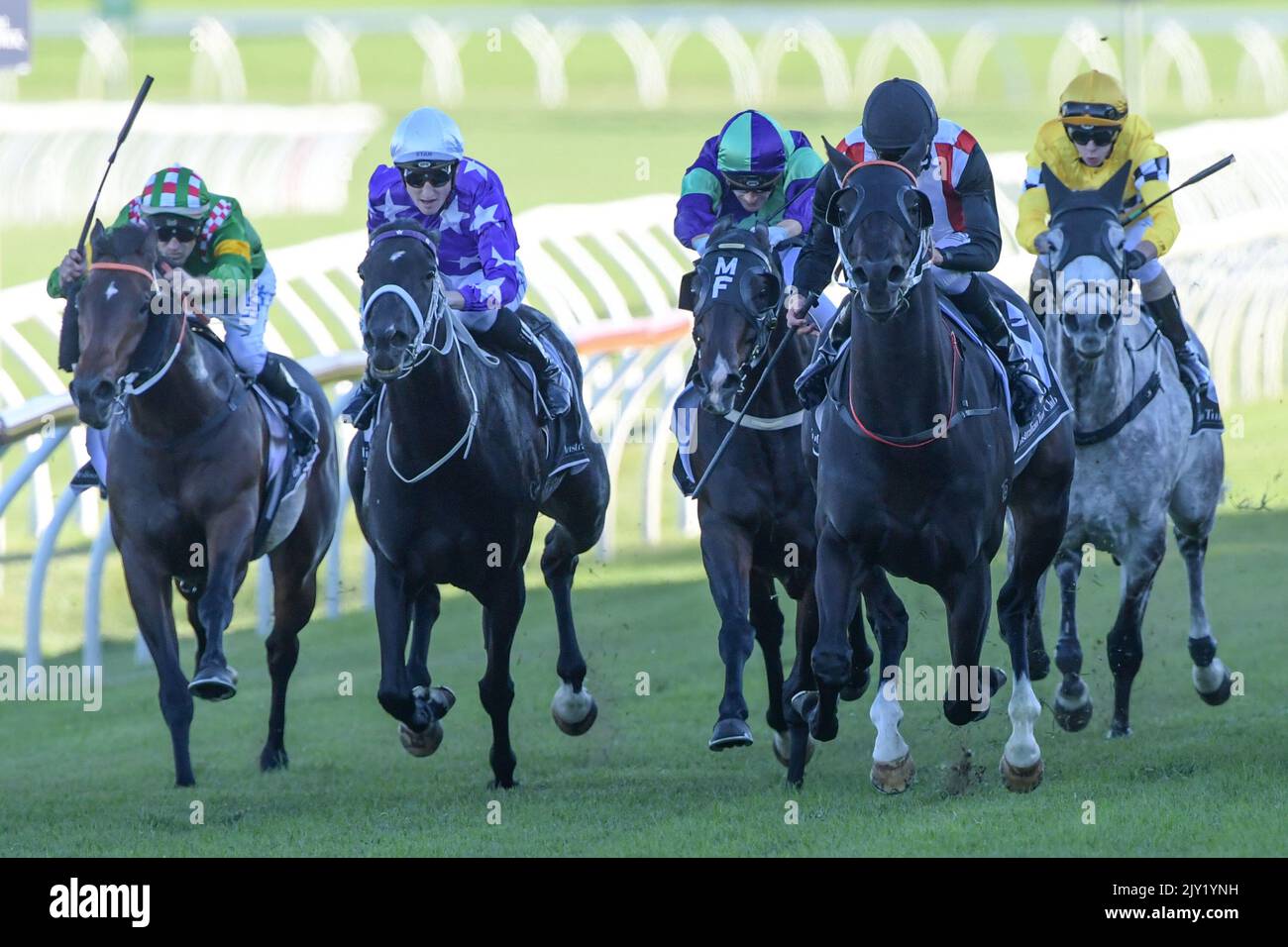 Jockey Jean Van Overmeire rides Renewal to victory in race 7, the ...