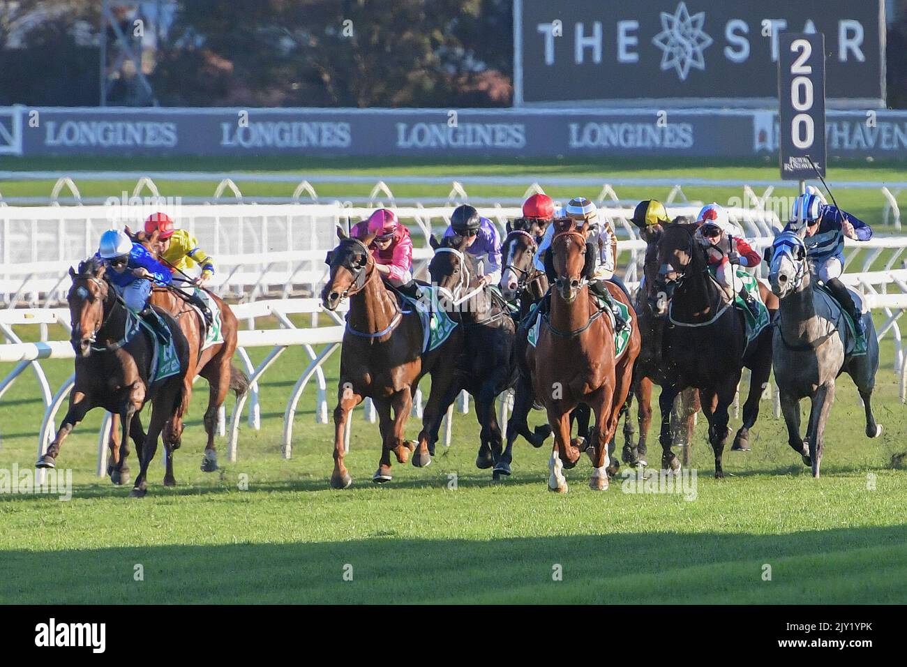 Jockey Rachel King rides Deprive to victory in race 8, the EML Handicap ...