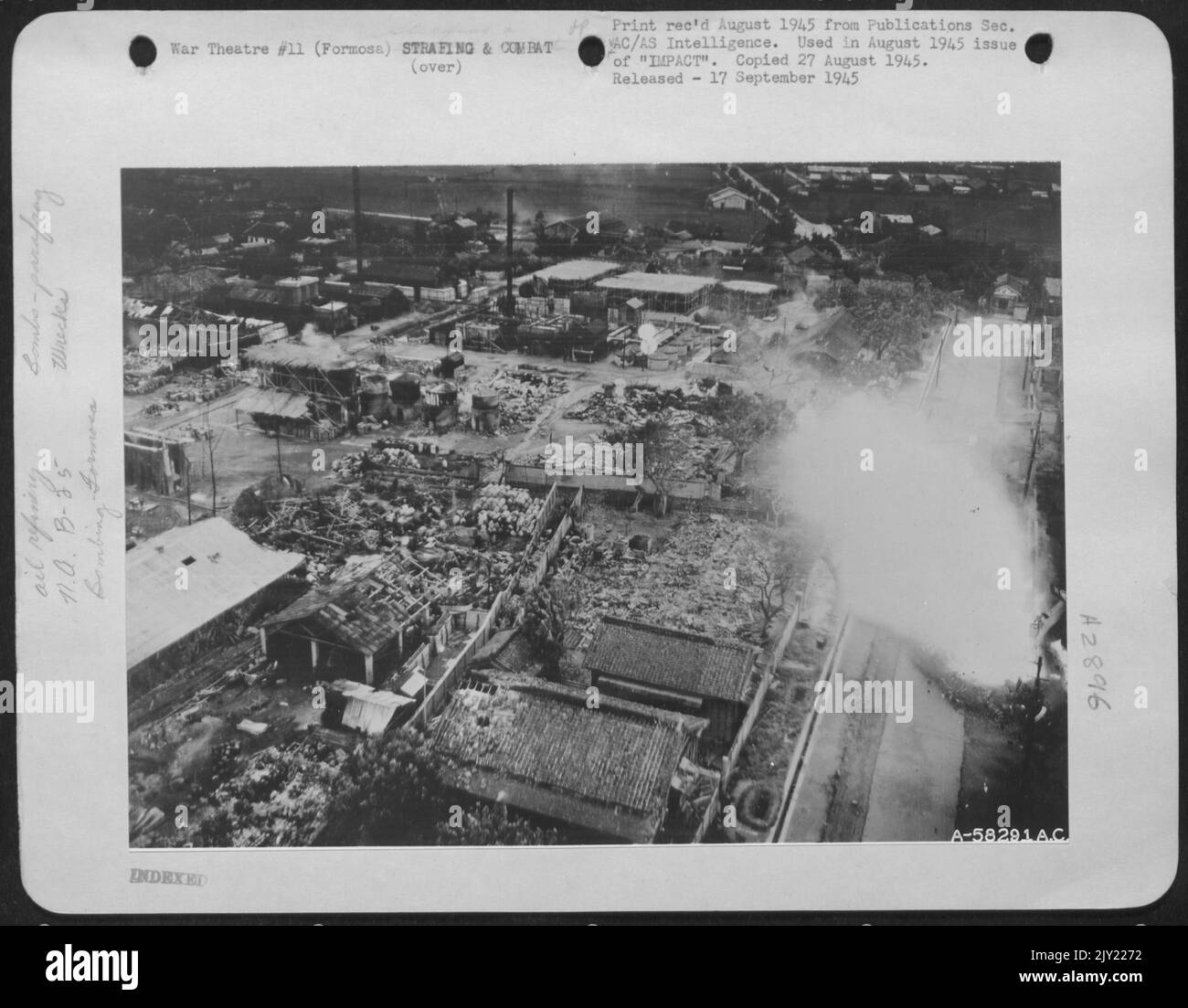 Oil refinery explosions Black and White Stock Photos & Images - Alamy
