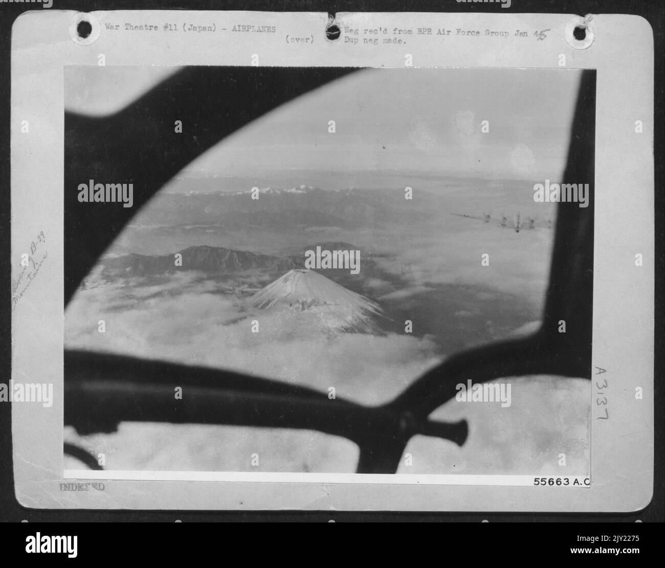 From the nose of a Boeing B-29 Superfortress thundering over the ...