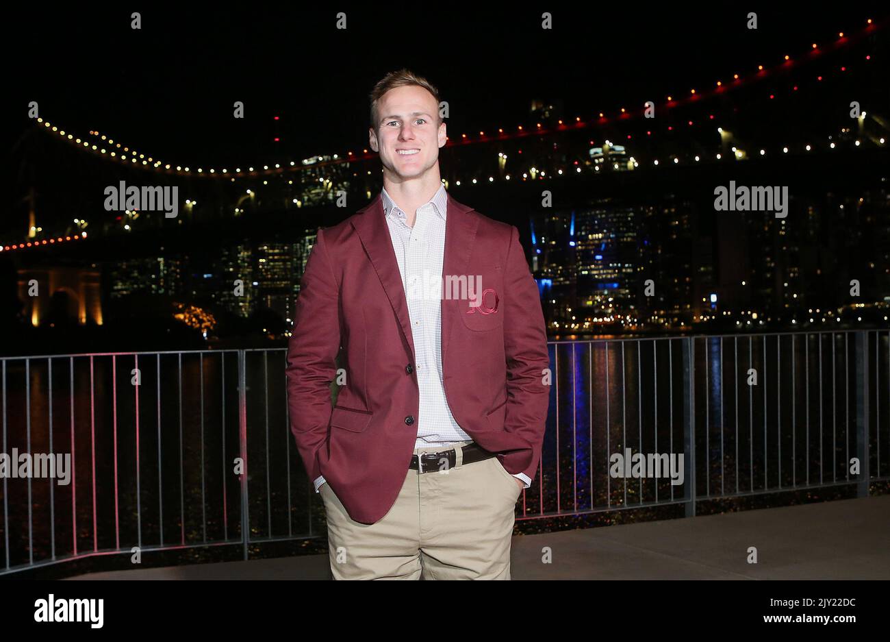 Daly Cherry-Evans poses for a photograph after being announced as ...