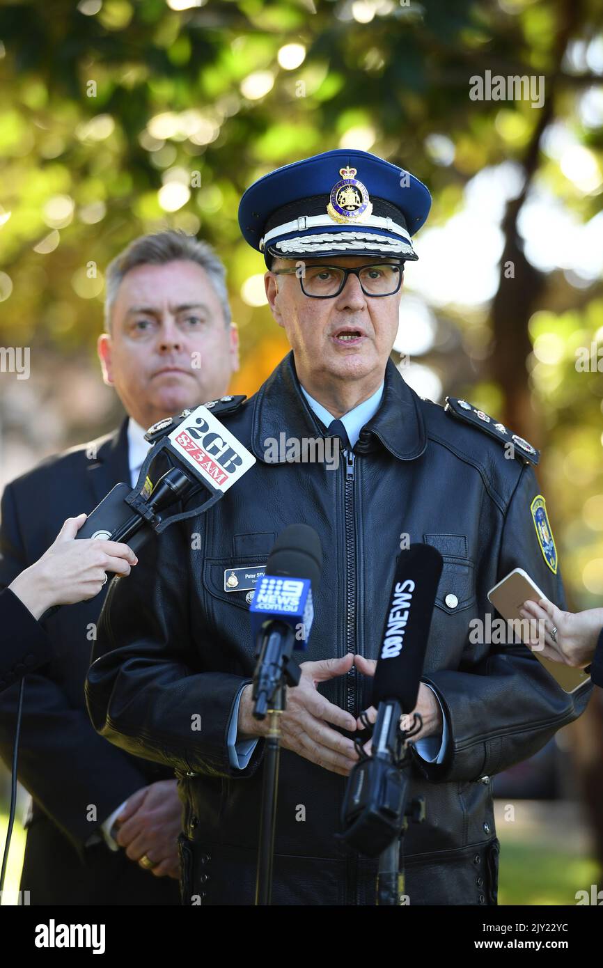 Corrective Services NSW Commissioner Peter Severin (right) and NSW ...