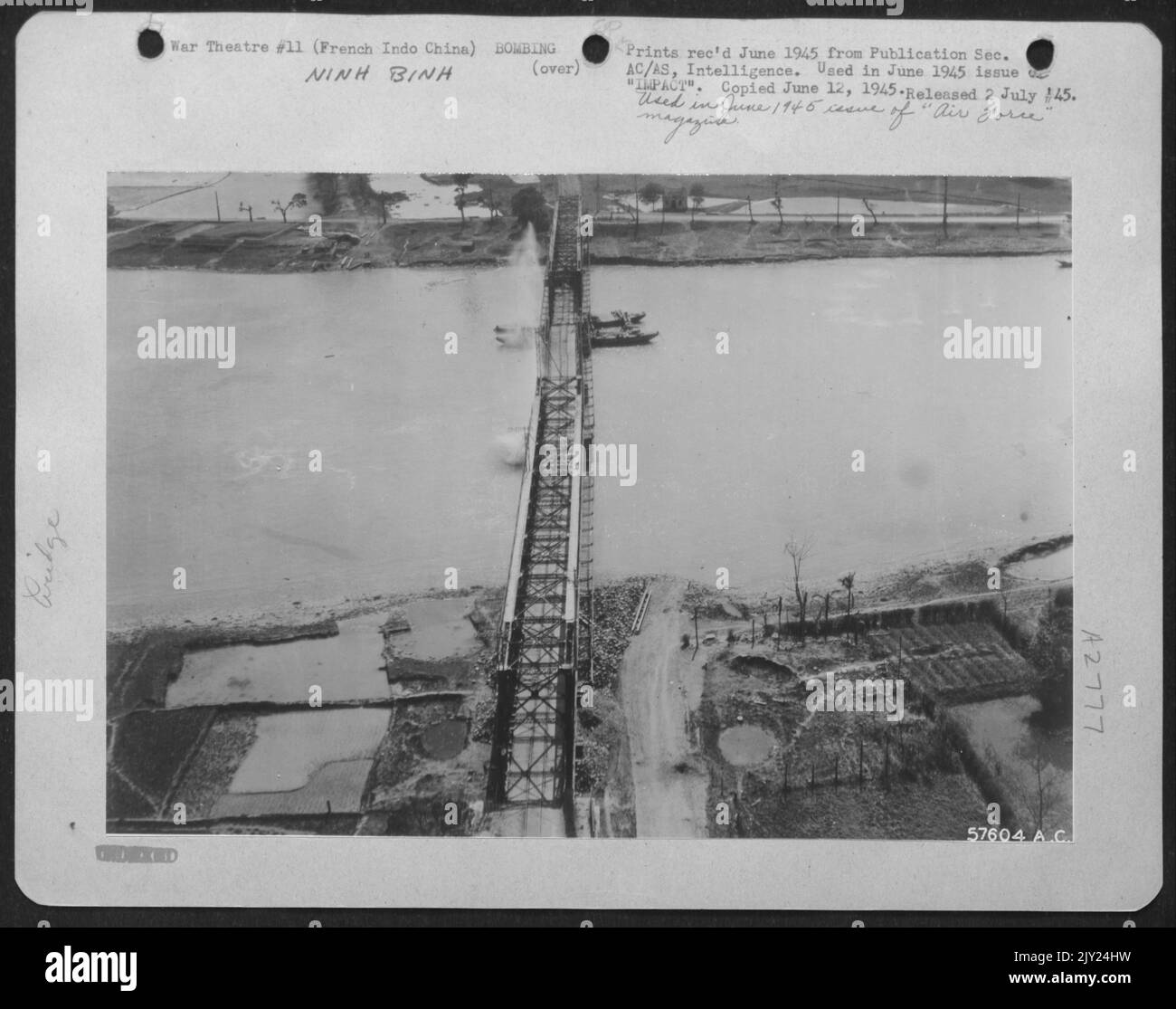 The Target On 5 March 1945 Was The Ninh Binh Bridge Over The Song Dai ...