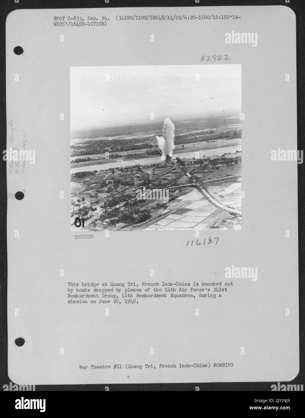 This Bridge At Quang Tri, French Indo-China Is Knocked Out By Bombs ...