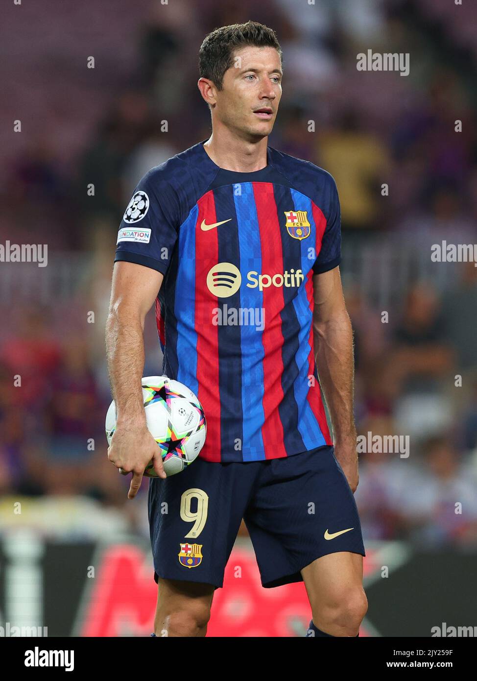 Barcelona, Spain. 07th Sep, 2022. Robert Lewandowski of FC Barcelona ...