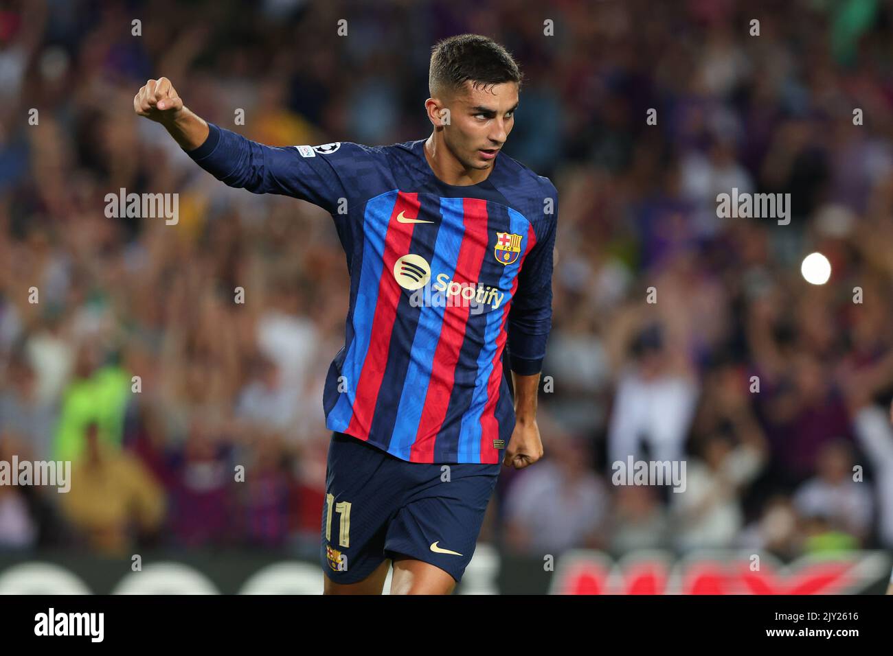Barcelona, Spain. 07th Sep, 2022. Ferran Torres of FC Barcelona ...