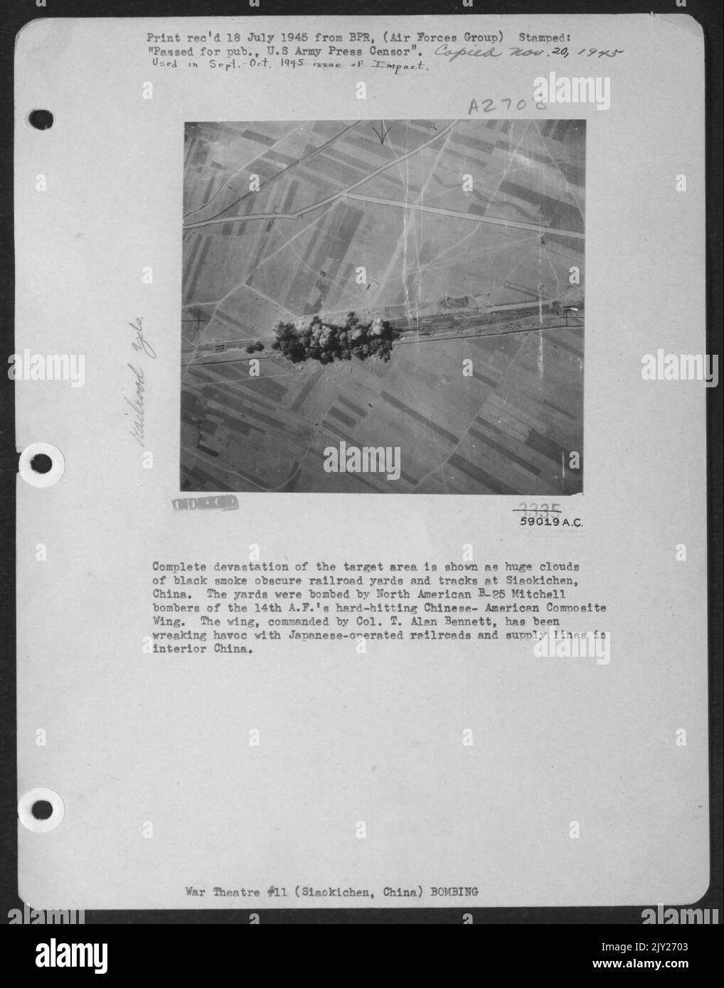 Complete Devastation Of The Target Area Is Shown As Huge Clouds Of ...