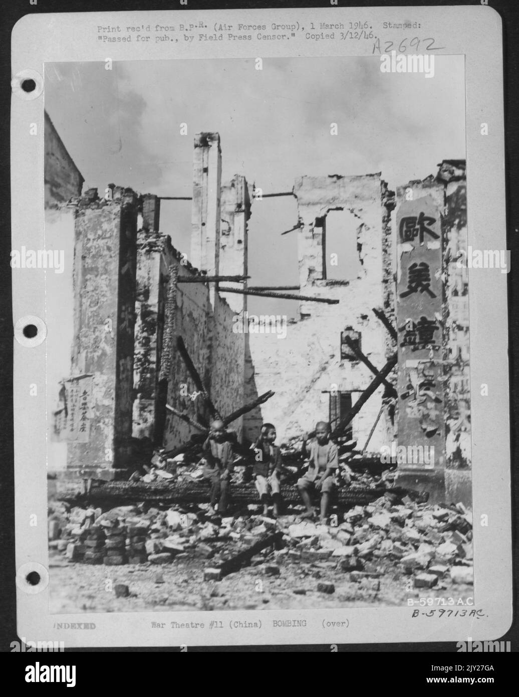 Liuchow Area In China After The Retreating Japaneses Moved Just Outside ...