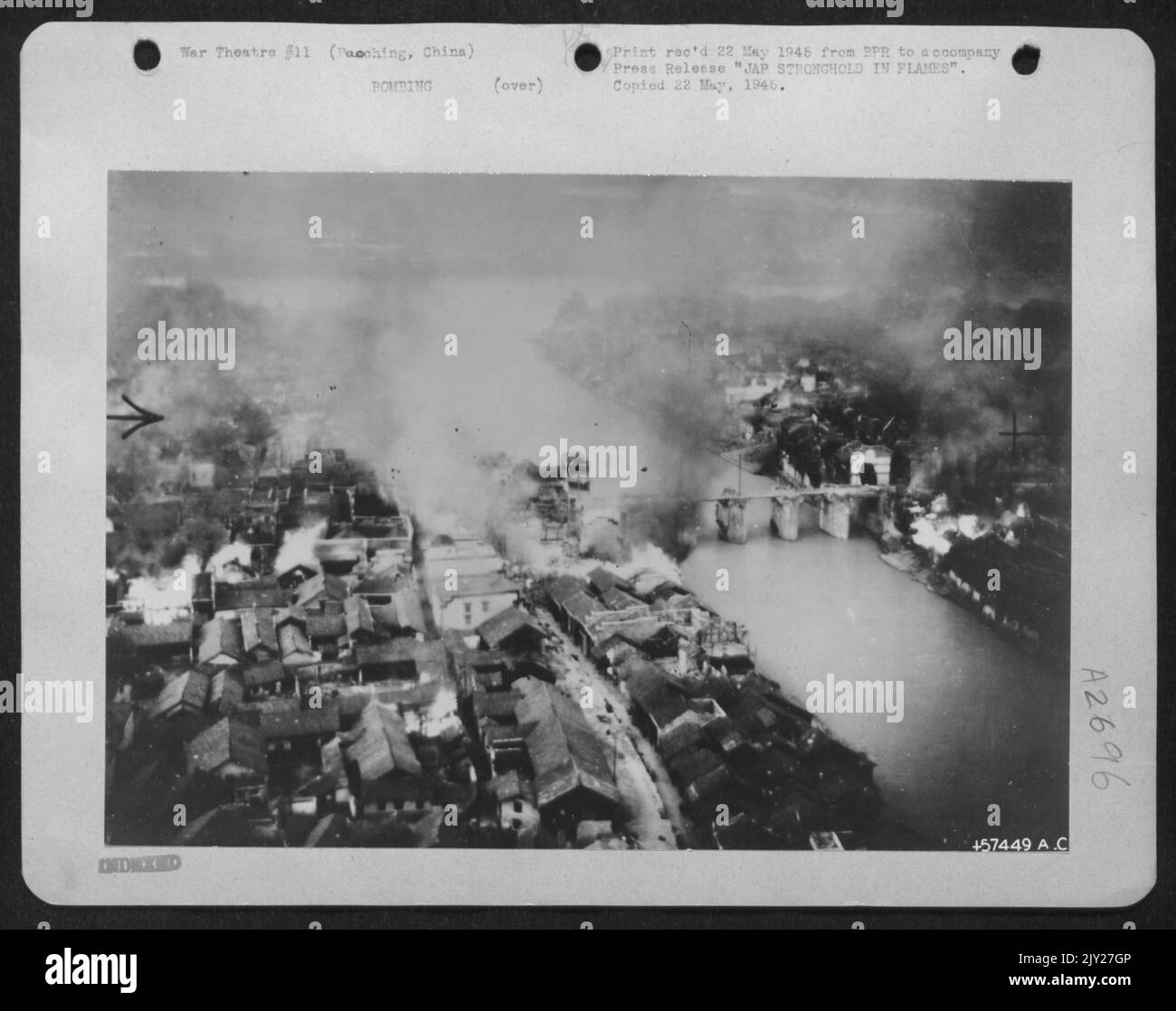 Japanese Stronghold In Flames -- Following Coordinated Missions By ...