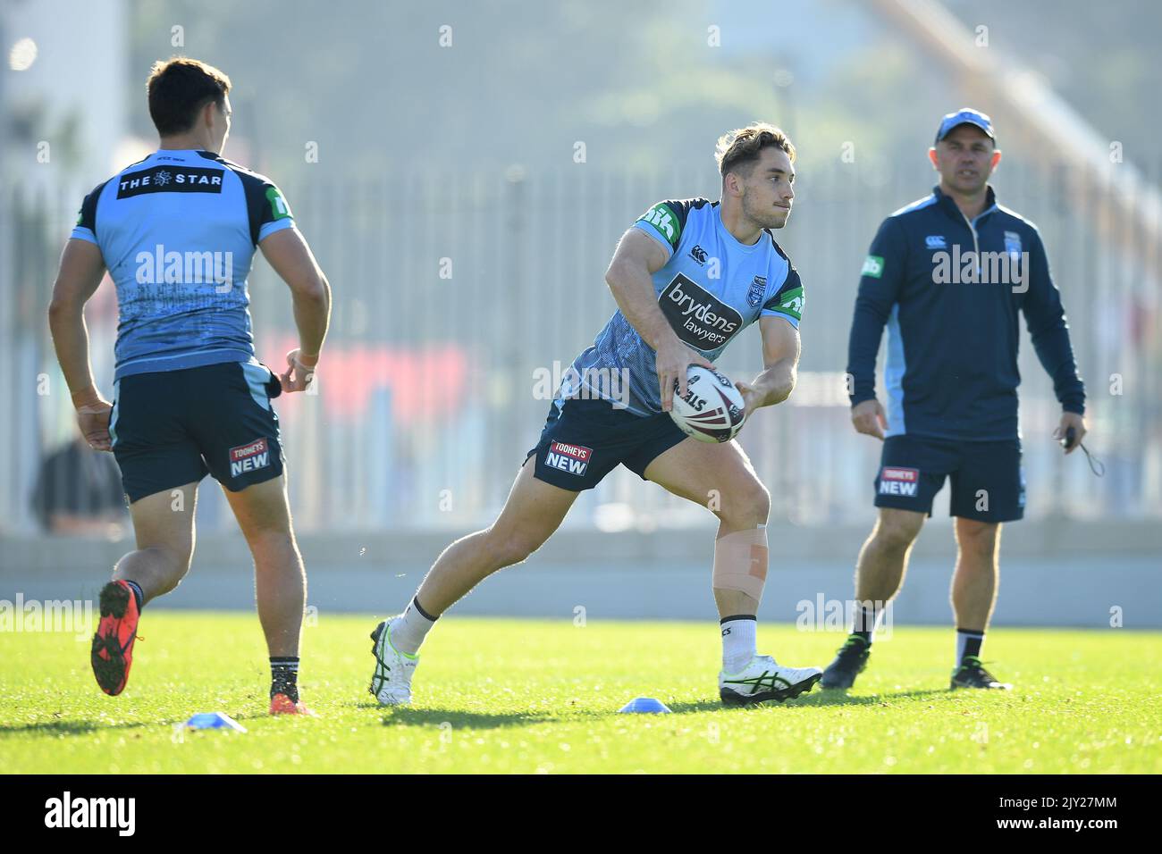 NSW Blues player Cameron Murray takes part in a team training session ...