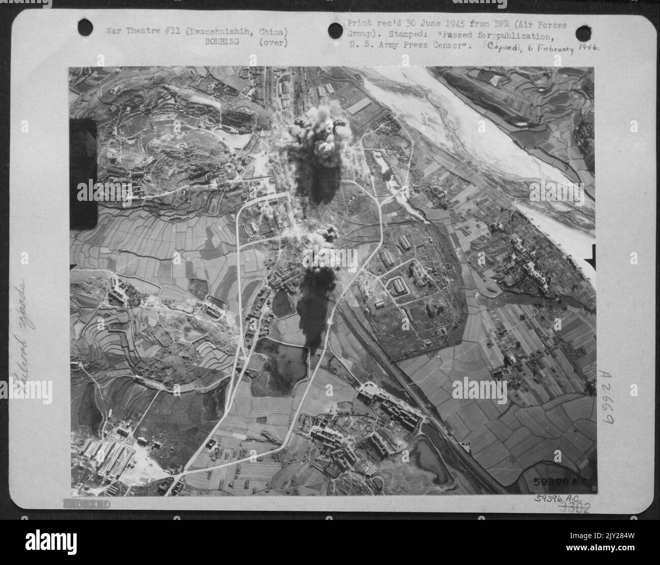 Railroad Yards At Kwanshuishih, China, 75 Miles North Of Hankow On The ...