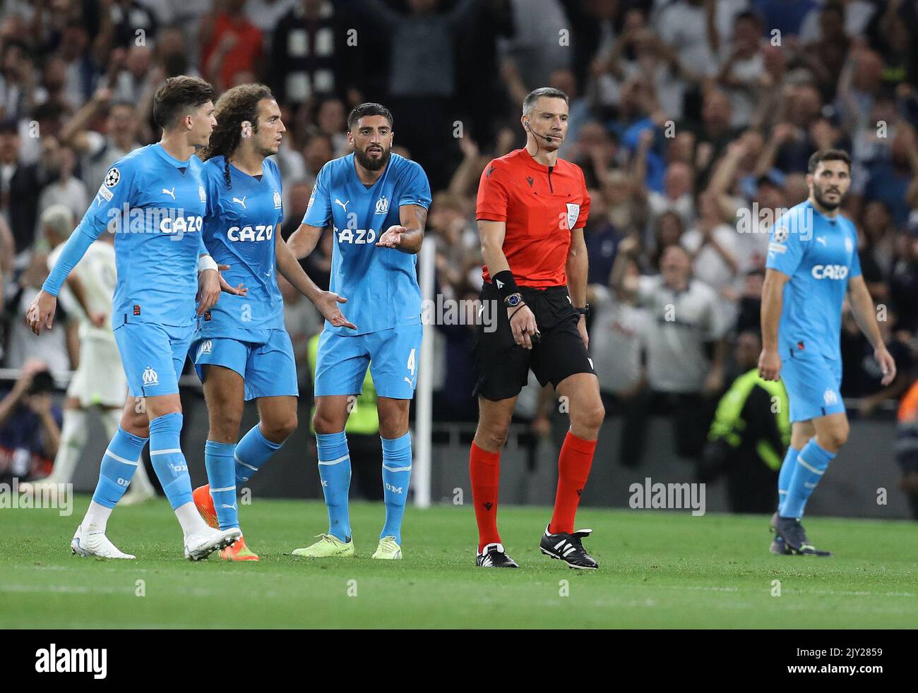 London, UK. 7th Sep, 2022. Samuel Gigot of Olympique de Marseille ...
