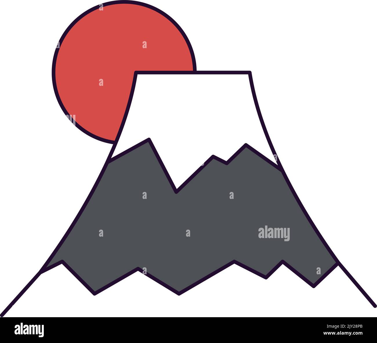mount fuji japanese Stock Vector Image & Art - Alamy
