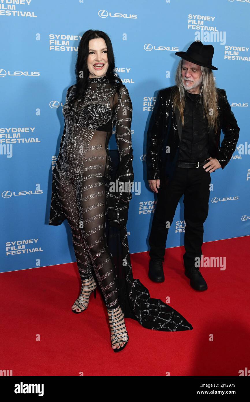 Artists Hellen Rose (left) and George Gittoes (right) arrive at the ...