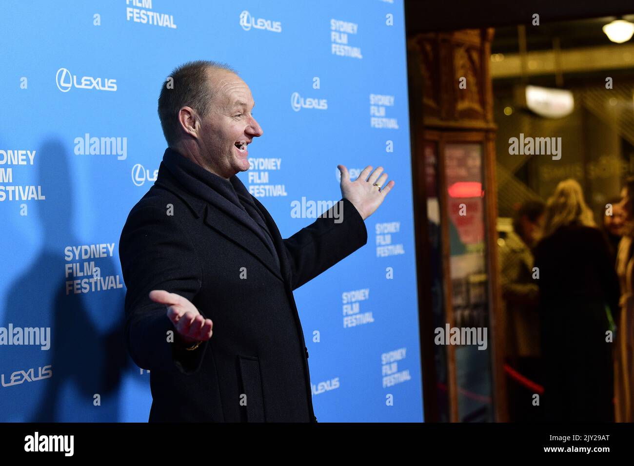 Australian actor and comedian Rob Carlton arrives at the opening night ...
