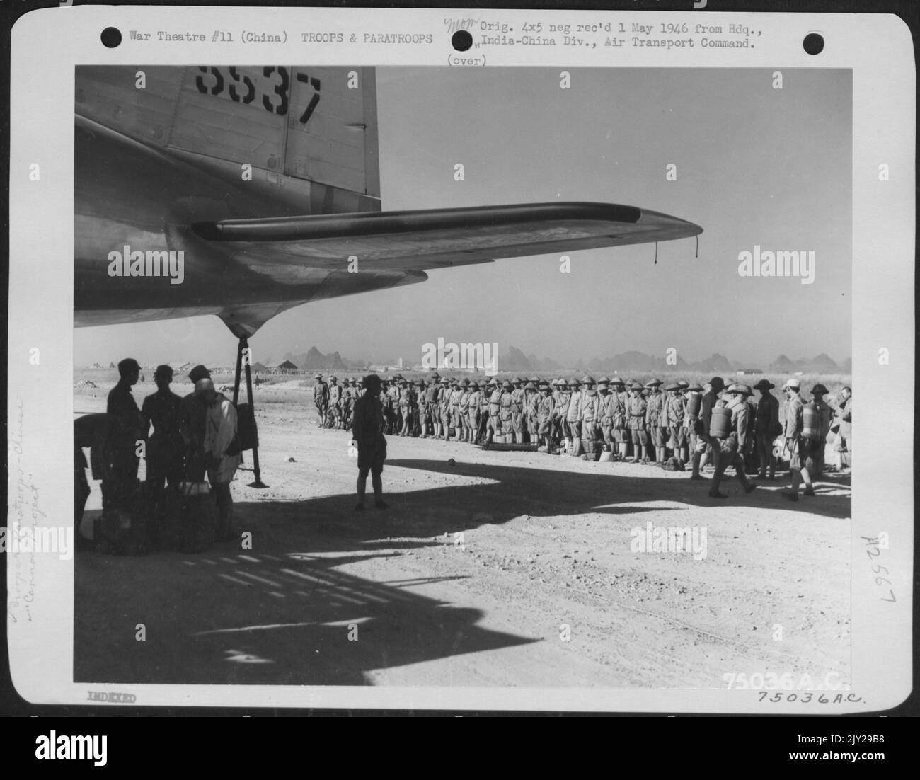 26,237 Chinese Troops And 388 Tons Of Supplies Were Moved By 60 Douglas ...