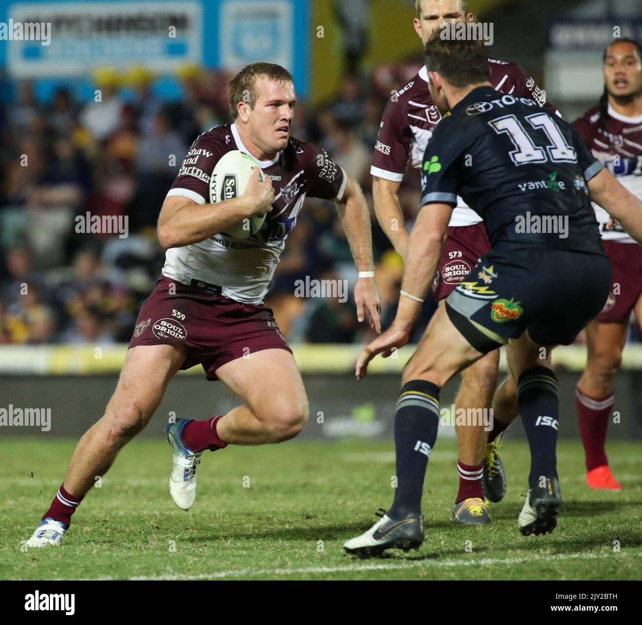Jake Trbojevic of the Sea Eagles during the Round 13 NRL match between ...