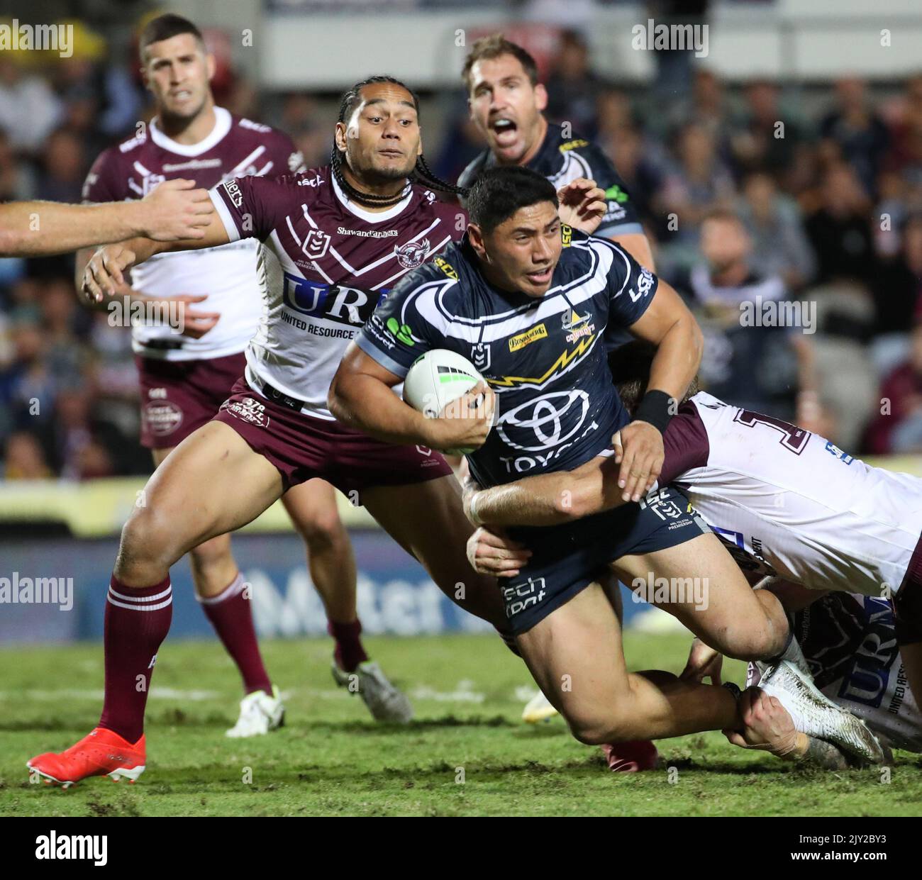 Jason Taumalolo of the Cowboys during the Round 13 NRL match between ...