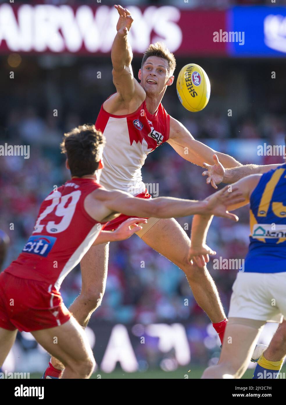 Callum Sinclair of the Swans during the Round 12 AFL match between the ...