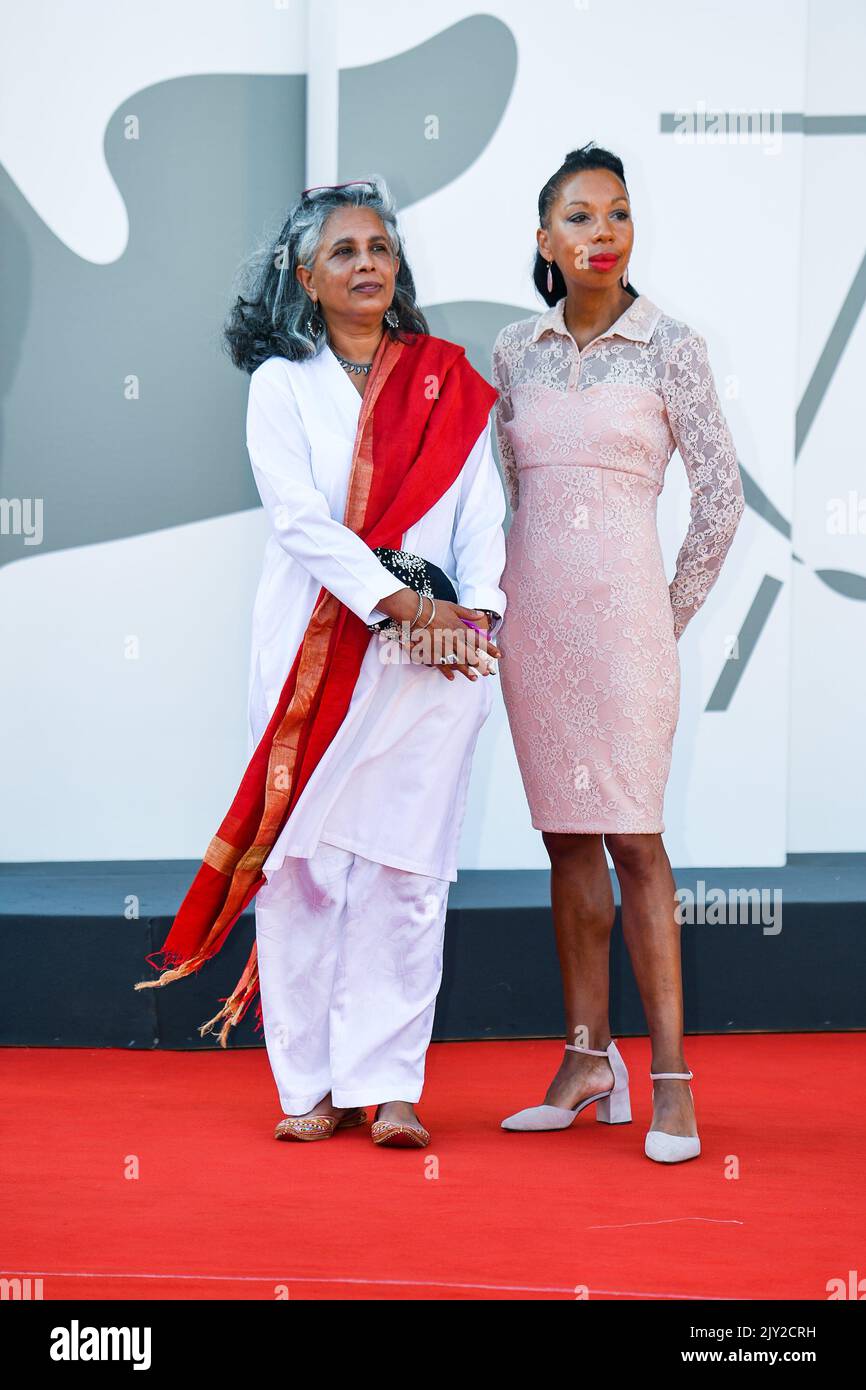 Amrita David , Marie NDiaye 79th Venice Film Festival Red Carpet of the ...