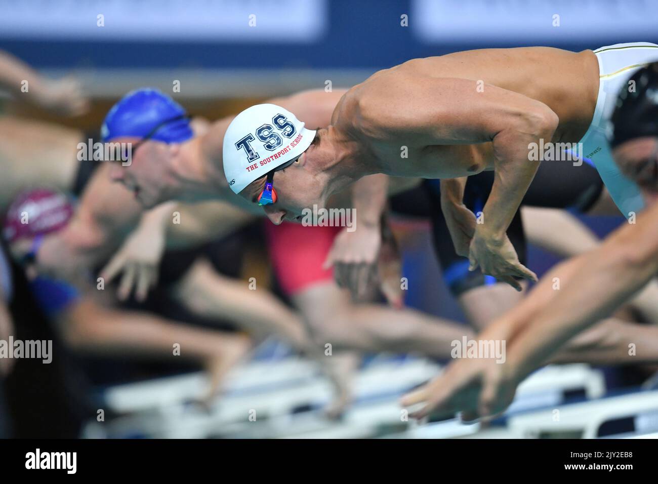 Australian swimmer Cameron McEvoy in action during the Final of the Men ...