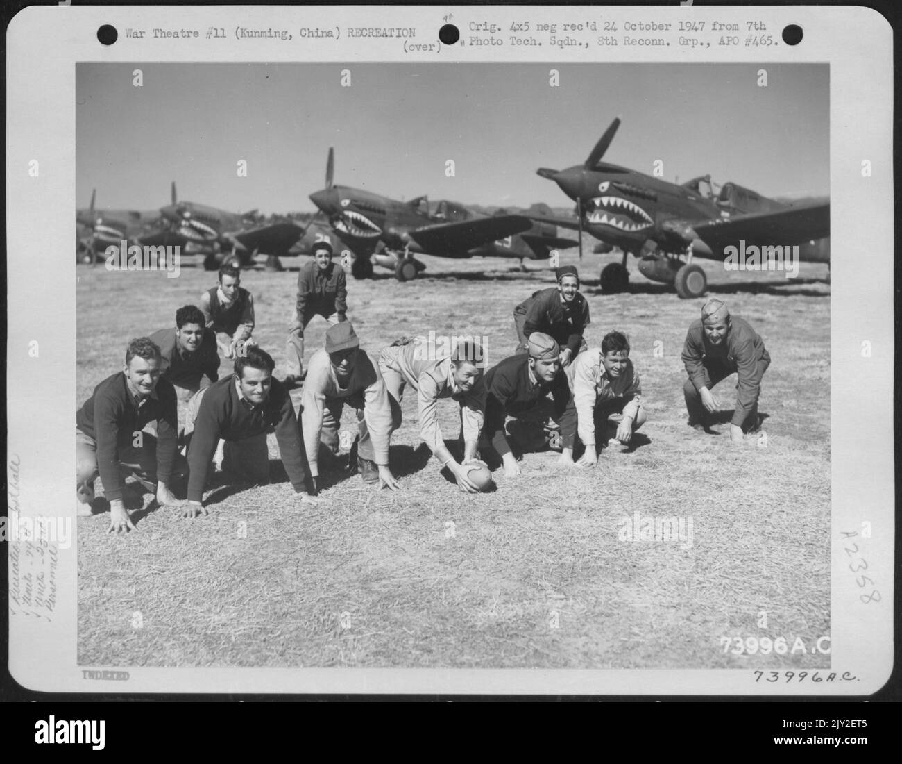 Officers Of The 74Th Fighter Squadron, 23Rd Fighter Group, Keep In Trim ...