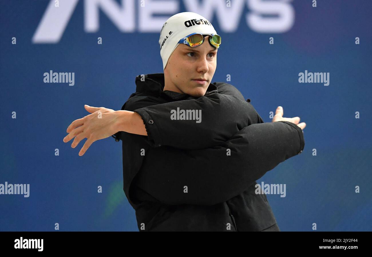 Australian swimmer Bronte Campbell is seen before the final of WomenÕs ...