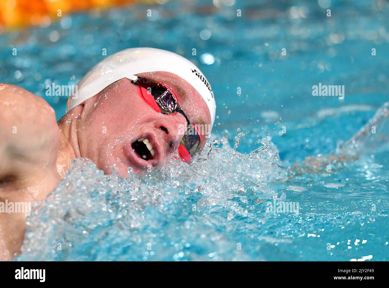 Australian swimmer Jack McLoughlin in action during the final of the ...