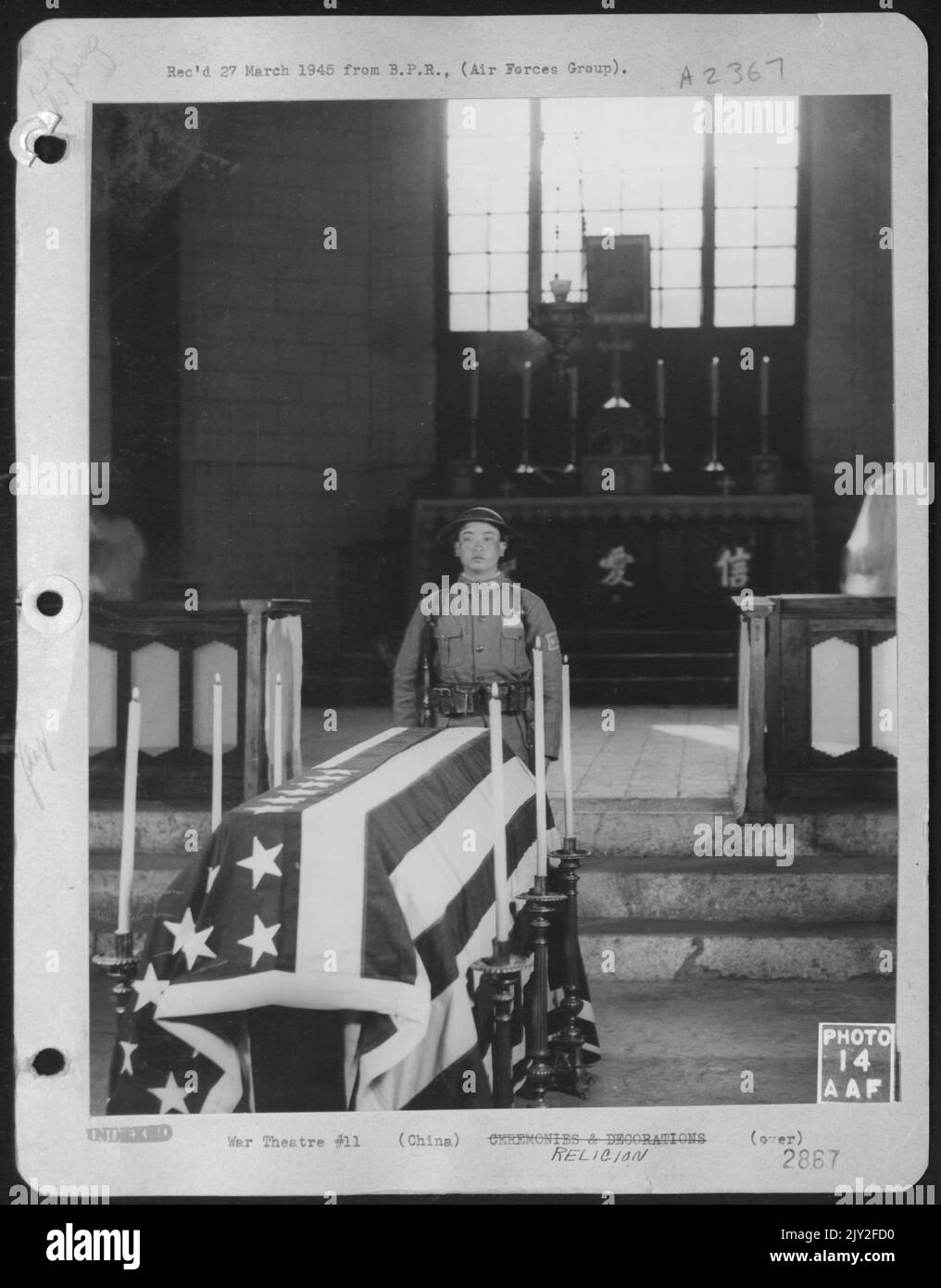 China -- Chinese Soldier Of The Fifth Route Air Force, In Full Battle ...