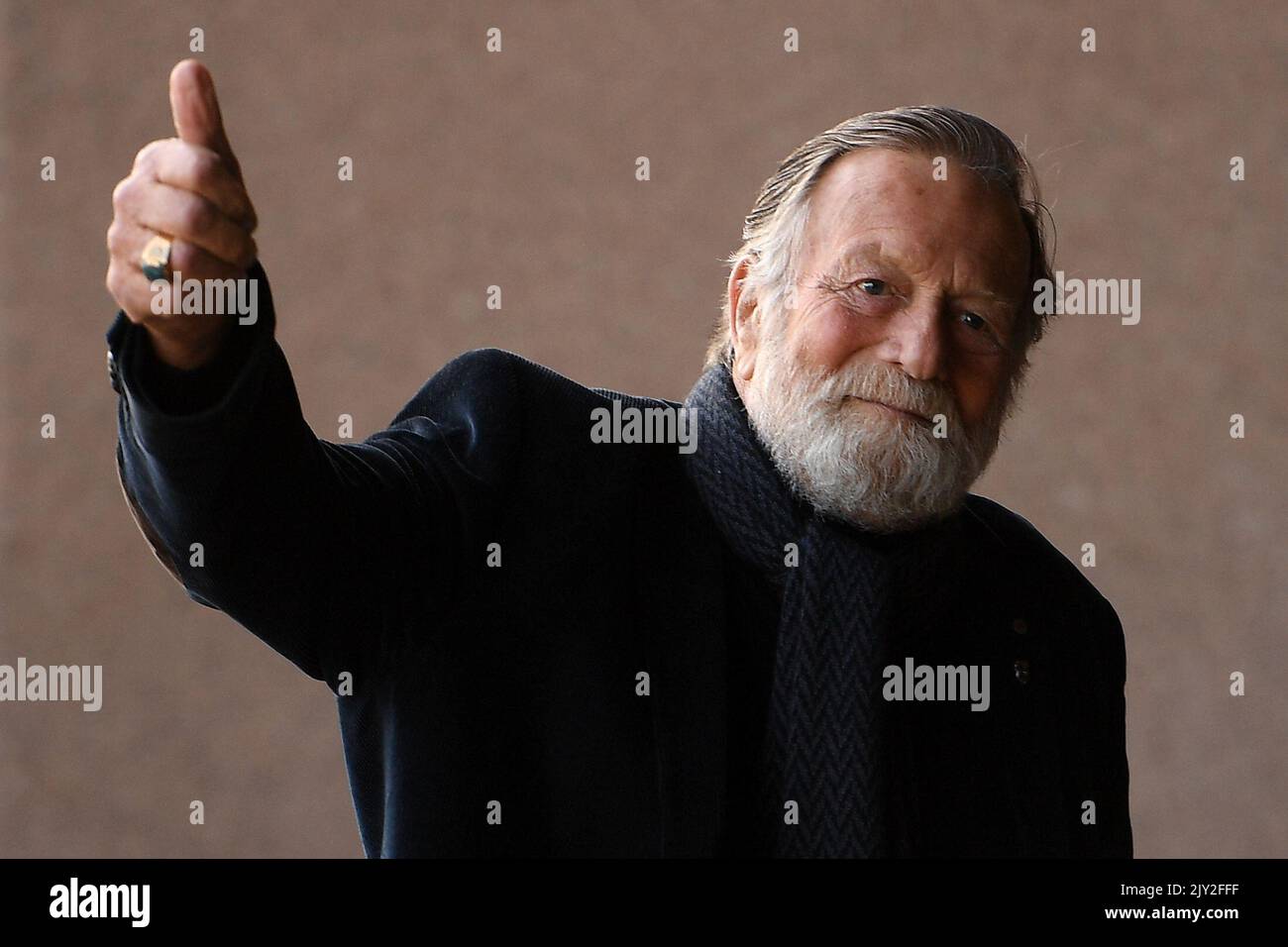 Australian actor Jack Thompson arrives at the State Memorial Service ...