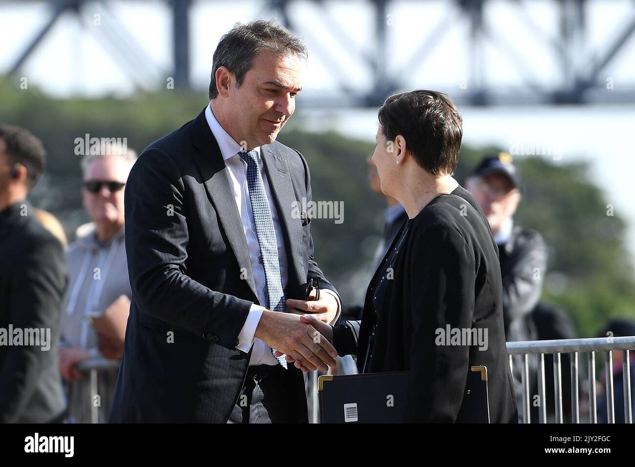 South Australian Premier Steven Marshall arrives at the State Memorial ...