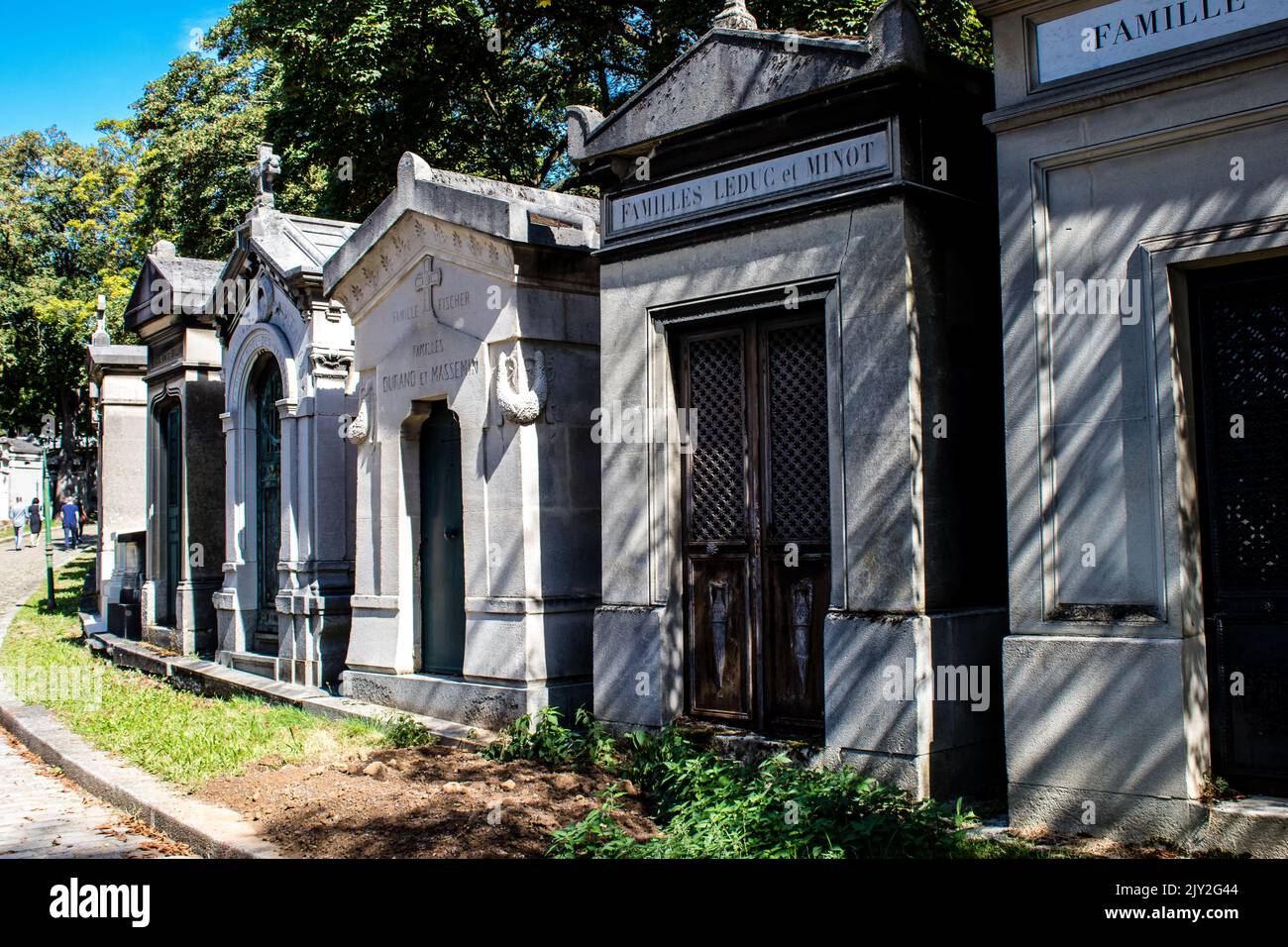 Paris, France - September 05, 2022 The Pere Lachaise cemetery is the ...