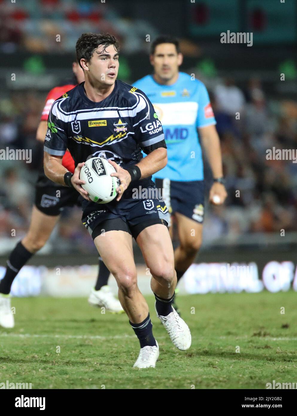 Jake Clifford of the Cowboys during the Round 14 NRL match between the ...