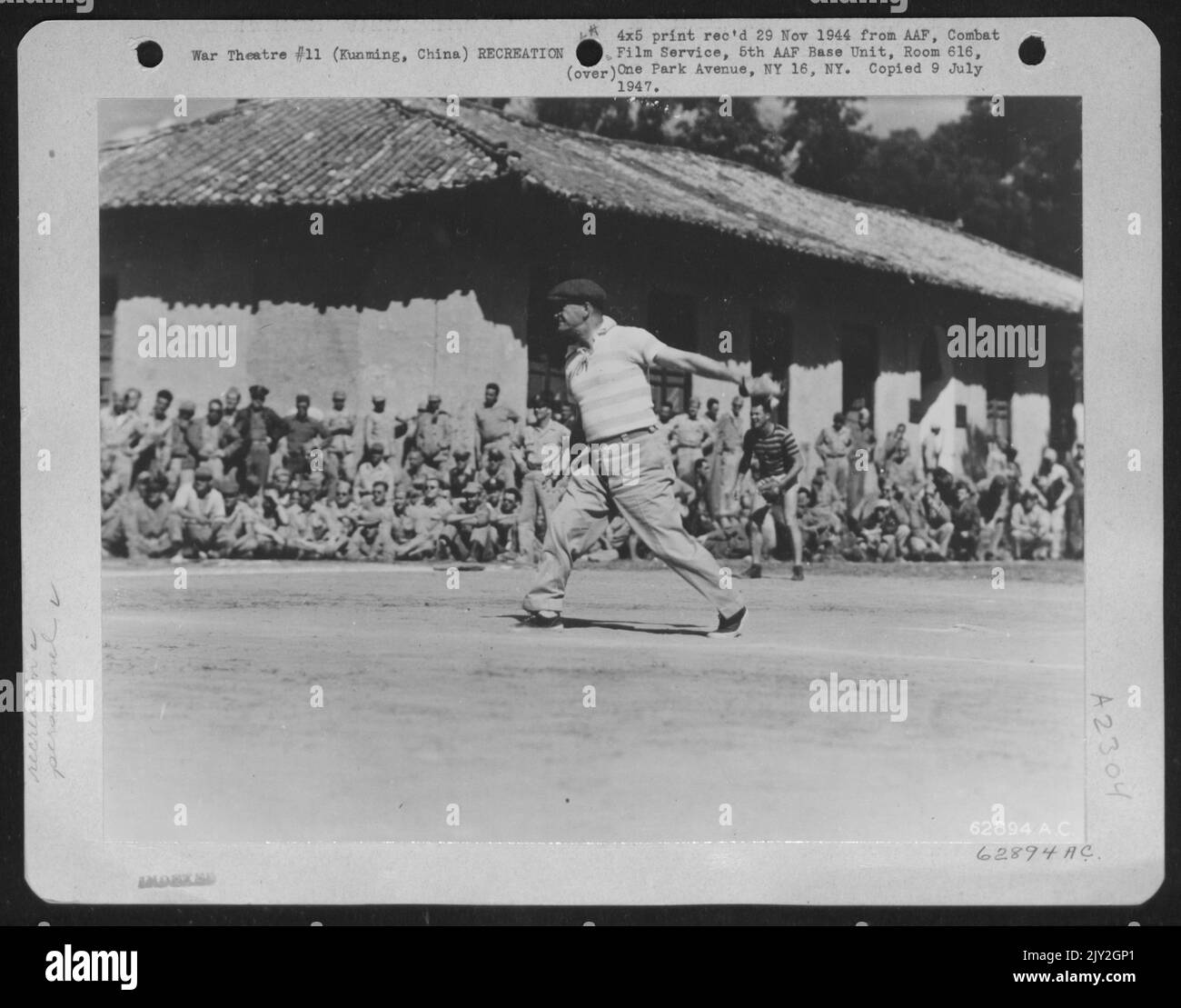 At Kunming, China, 1 November 1944, A Baseball Game Was Played With ...