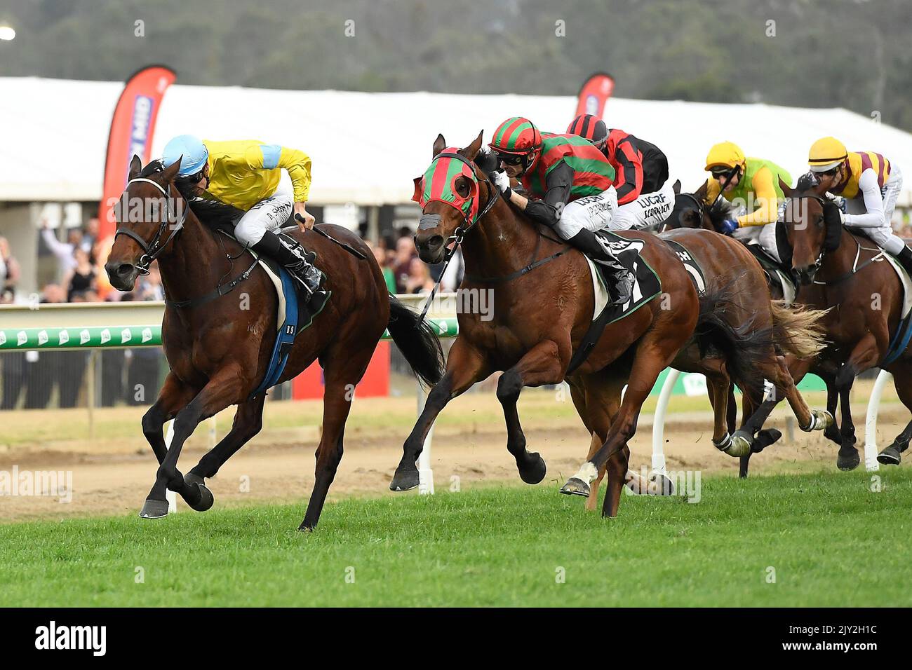 Jockey Blake Shinn rides Man Booker to victory in race 8, the Eye Liner ...