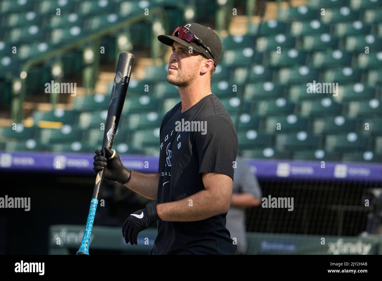 Denver CO, USA. 6th Sep, 2022. Colorado outfielder Sean Bouchard (12 ...
