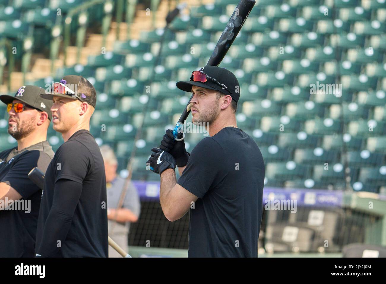 Denver CO, USA. 6th Sep, 2022. Colorado outfielder Sean Bouchard (12 ...