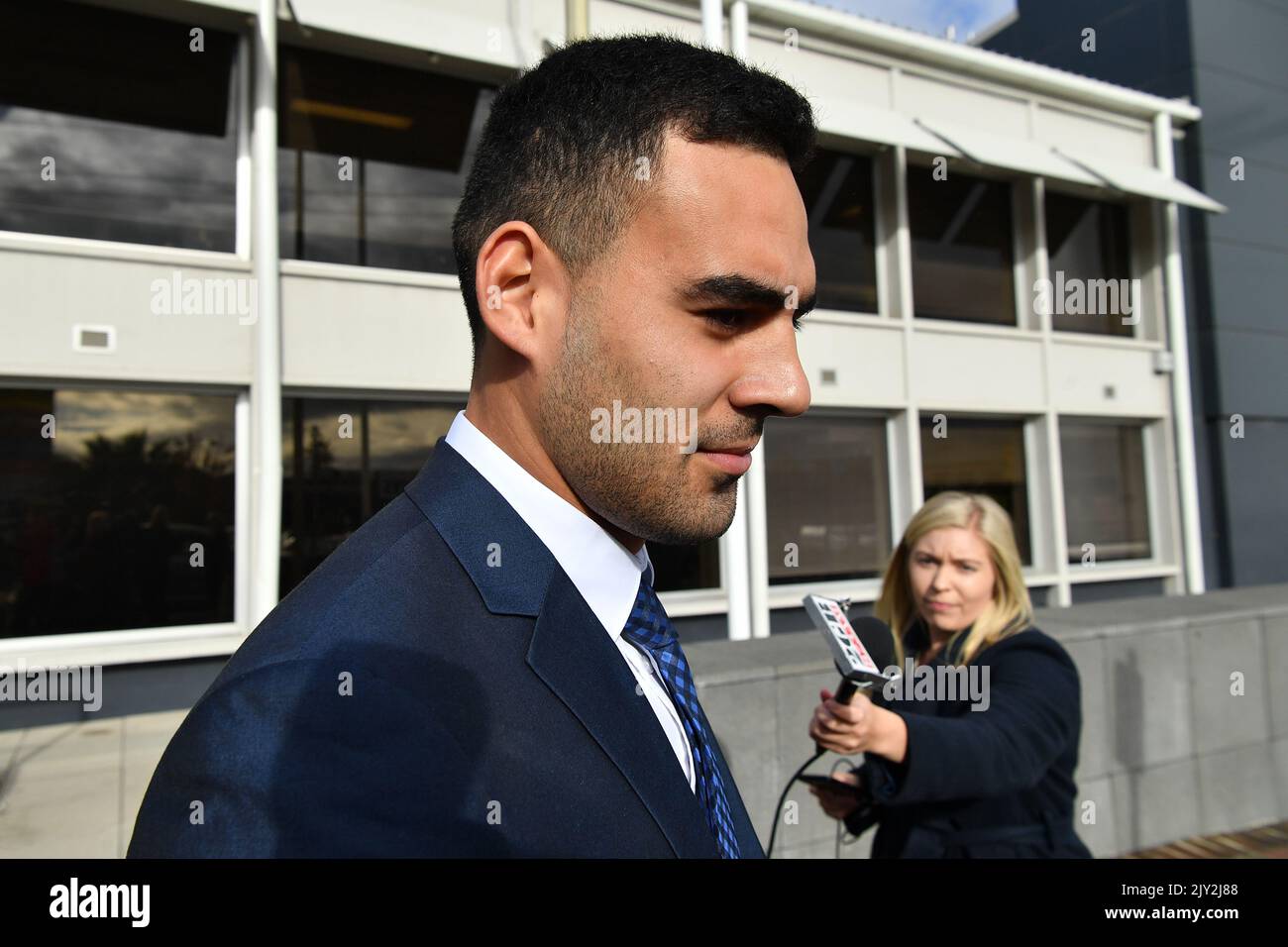 Penrith Panthers NRL player Tyrone May leaves Penrith Courthouse in ...