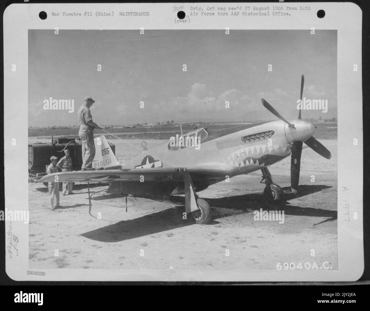 Men Of The 14Th Air Force, Based In China, Use A Decontamination Unit ...