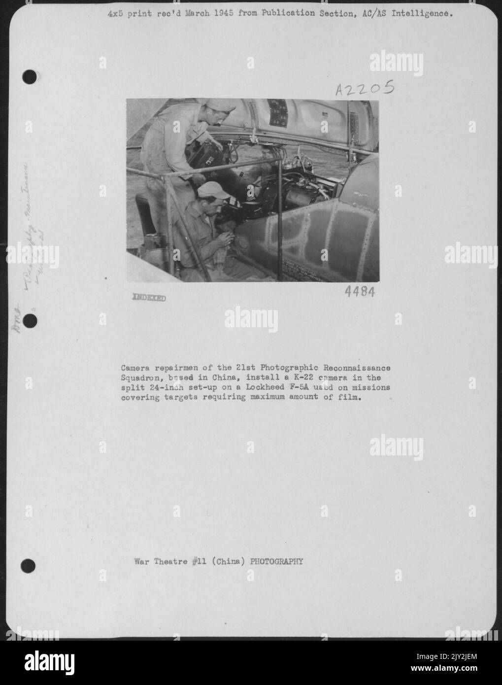 Camera Repairmen Of The 21St Photographic Reconnaissance Sqd., Based In ...