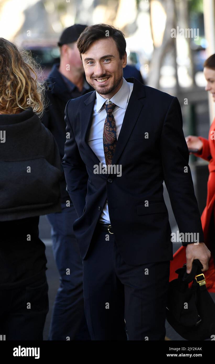 Animal rights activist Daniel Heggie leaves the Magistrates Court in ...