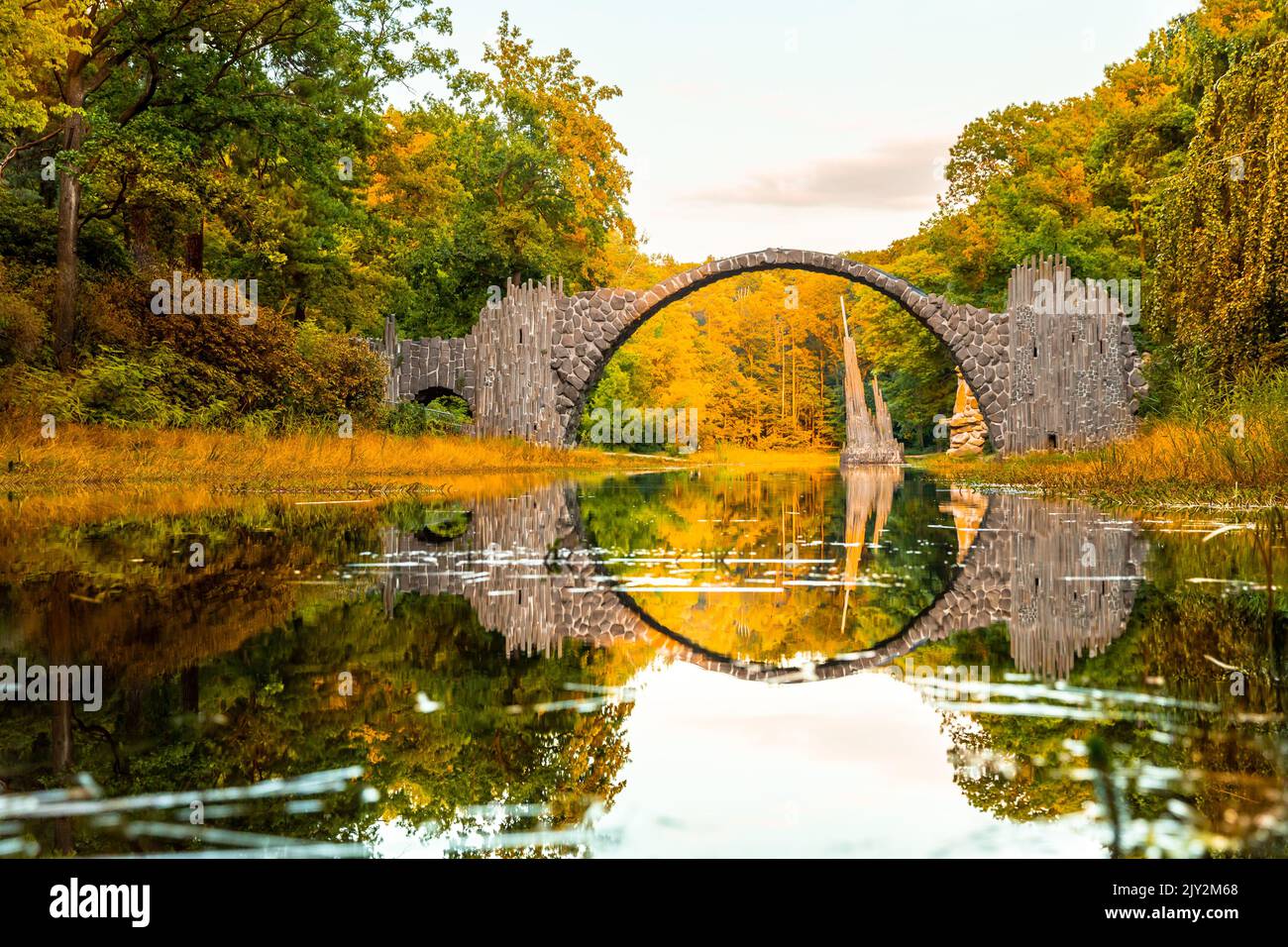 The famous Devils bridge, Saxony, Germany Stock Photo - Alamy