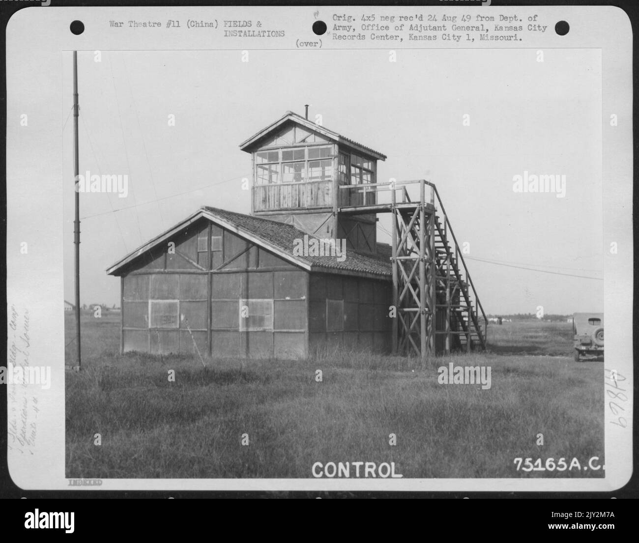 Control Tower Which Houses The 4Th Army Airways Communications System ...