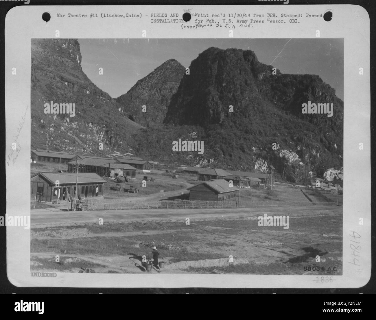 Hostel No. 7 At Liuchow Air Base 11/4/44. 308Th Bomb Group Base Stock ...