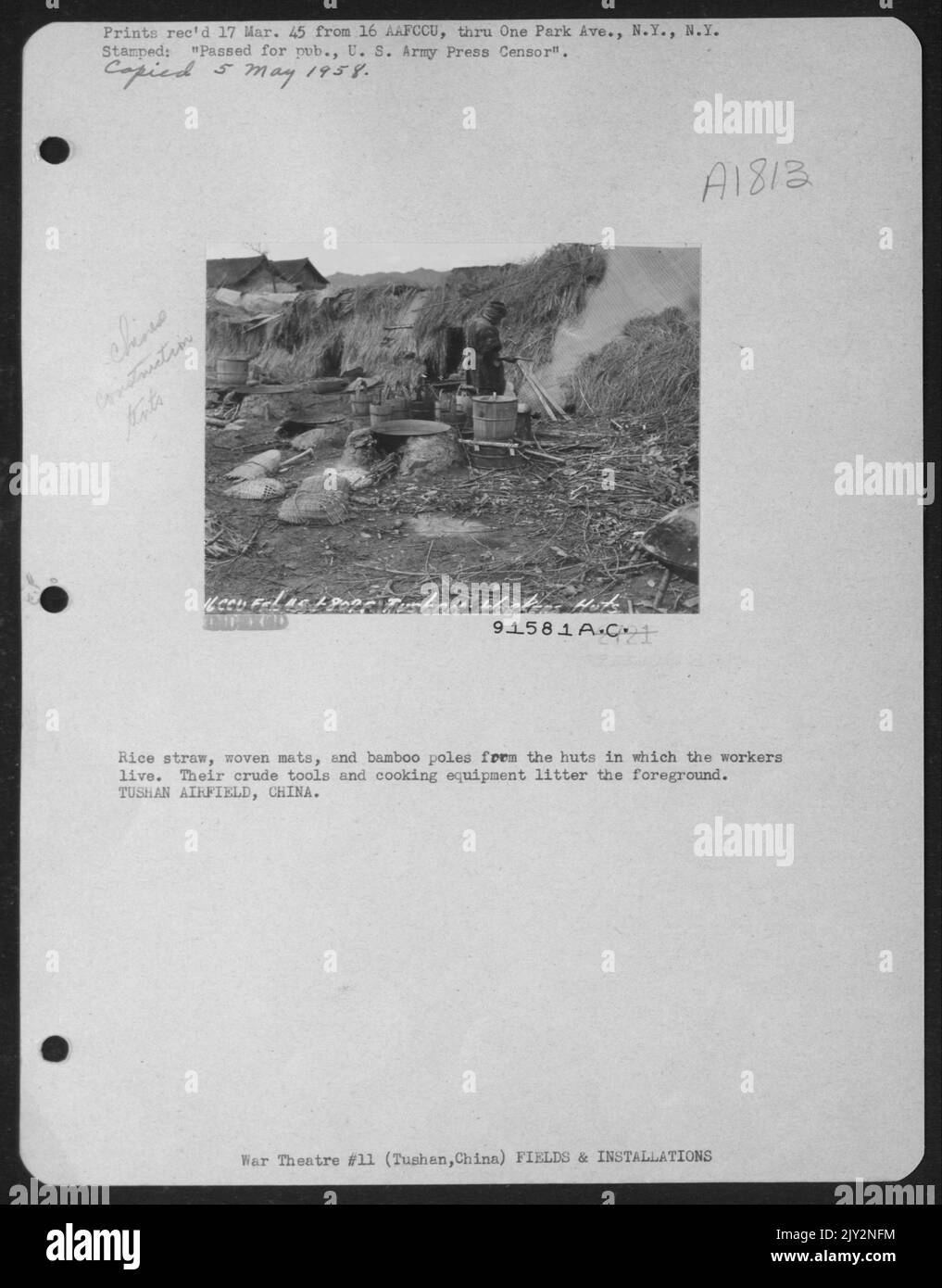 Rice Straw, Woven Mats And Bamboo Poles Form The Huts In Which The ...