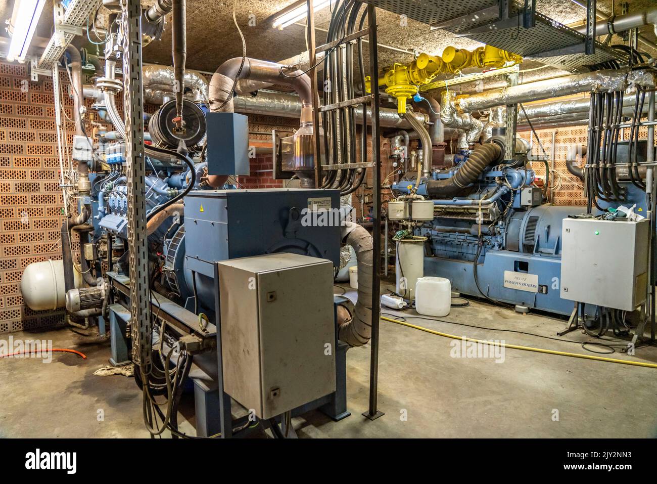 Biogas plant, combined heat and power plant, CHP, fermenter Tanks for ...