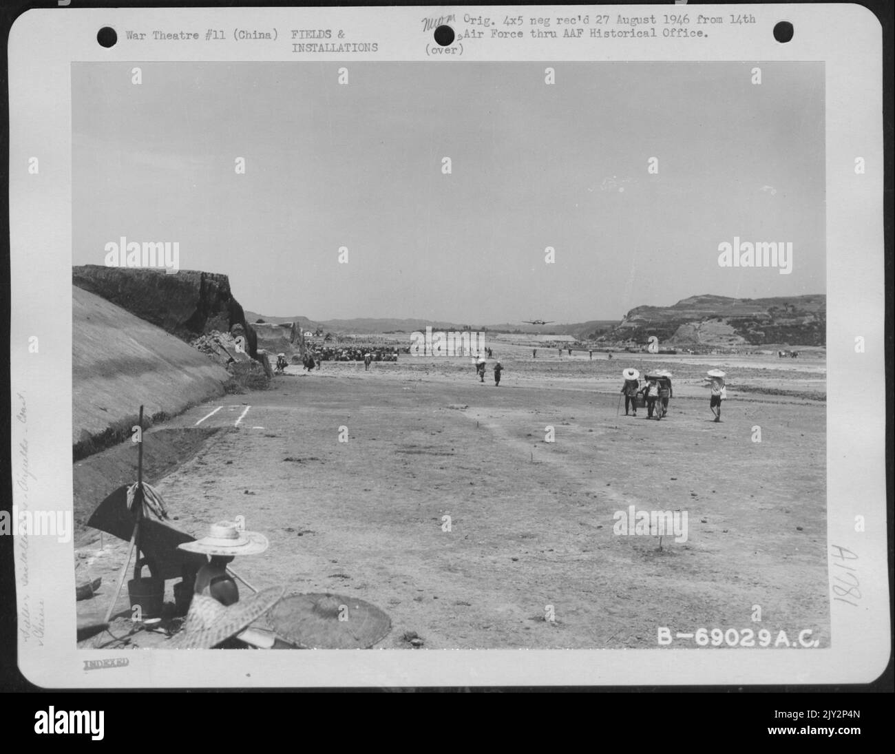 Chinese Laborers At Work During Construction Of Lushien Airstrip In ...