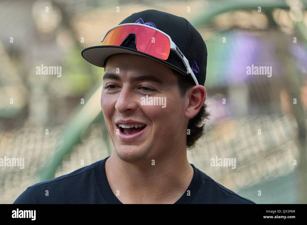 Denver CO, USA. 6th Sep, 2022. Colorado right fielder Michael Toglia ...