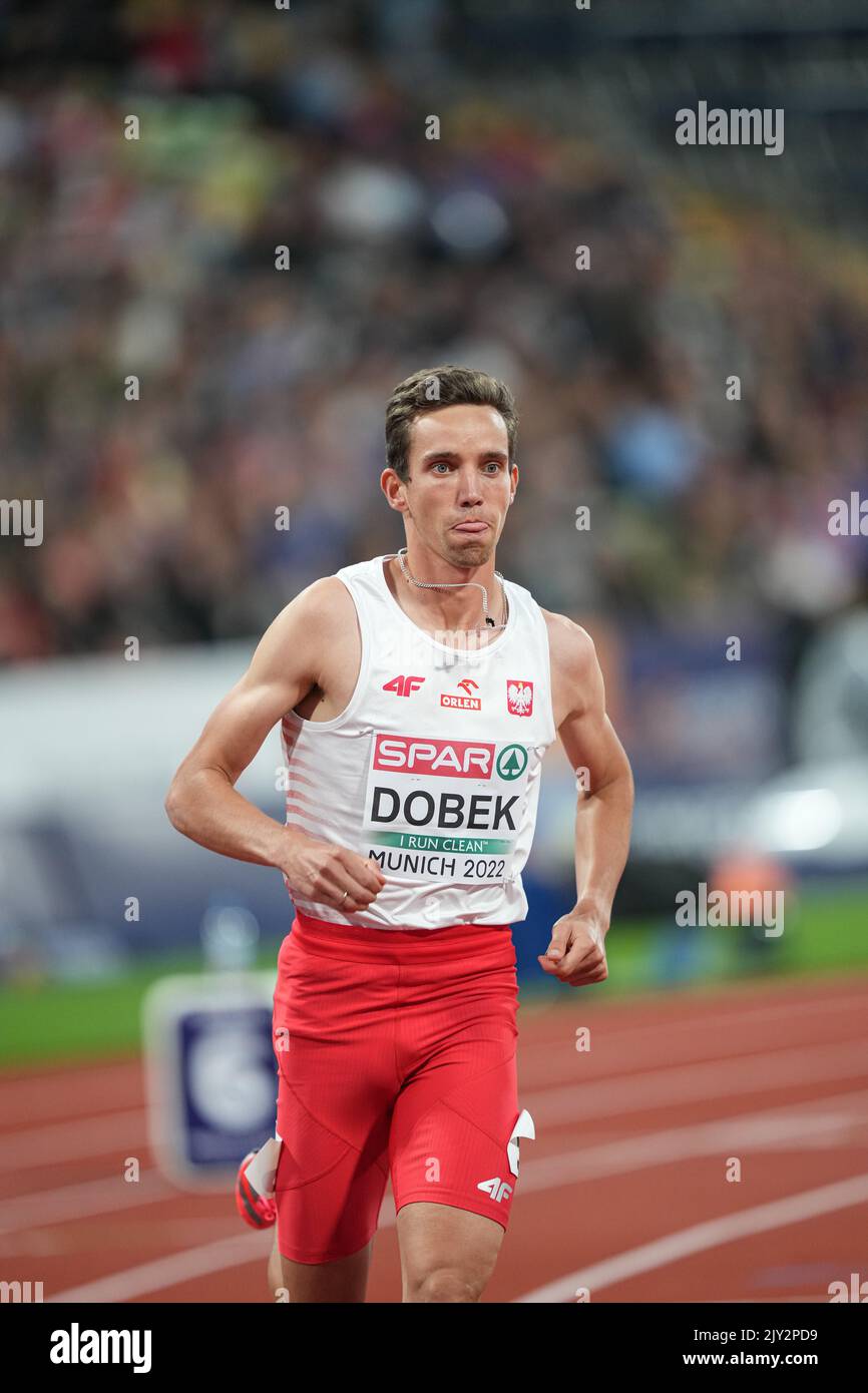 Patryk DOBEK participating in the 800 meters of the European Athletics ...